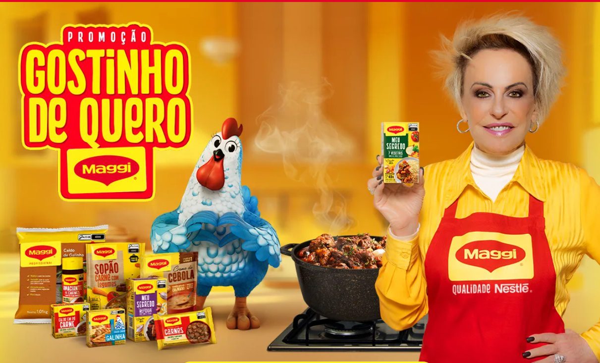 Com prêmios de R$ 100 mil, Maggi lança promoção estrelada por Ana Maria ...