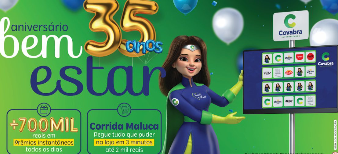 Covabra Supermercados inicia campanha com mais de R$ 700 mil em prêmios ...