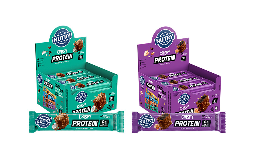 Dois novos sabores são adicionados à linha Crispy Protein da Nutry ...