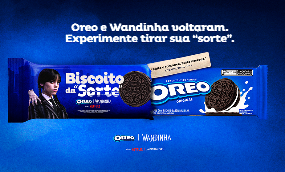Oreo e Wandinha retomam parceria e lançam embalagem inspirada na série ...