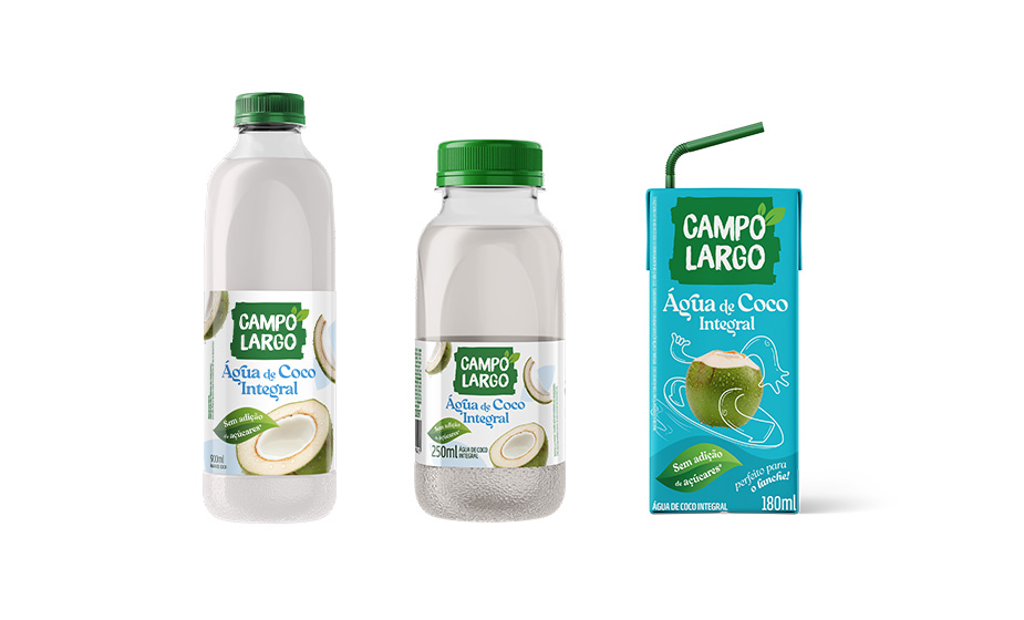 Água de Coco da Campo Largo apresenta nova identidade visual - Giro News